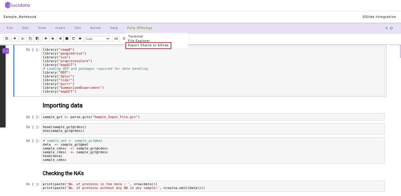 Getting Started With Notebooks - Polly Documentation