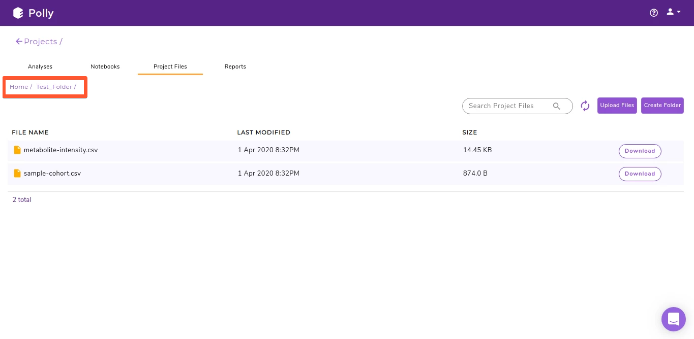 Projects - Polly Documentation