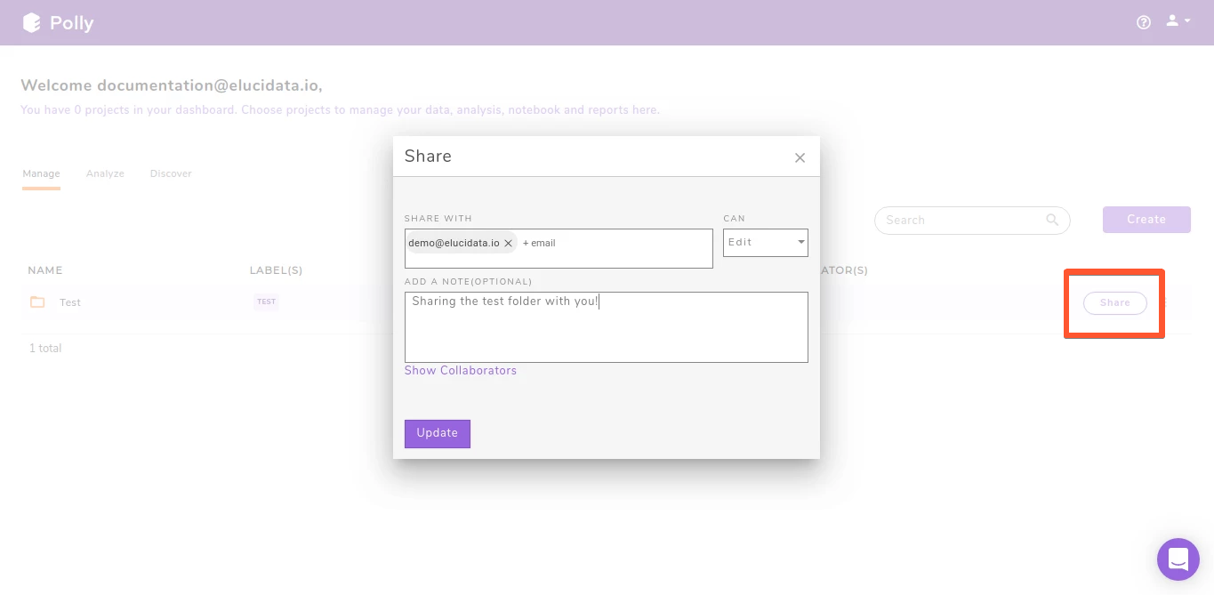 Projects - Polly Documentation