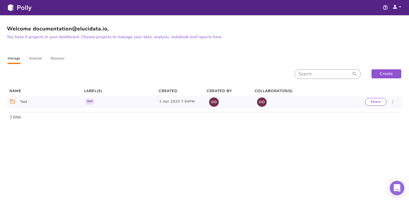Projects - Polly Documentation